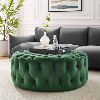 Click here for Modway Amour Ottoman  Emerald prices
