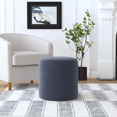 Click here for Homepop Ottoman  Blue prices