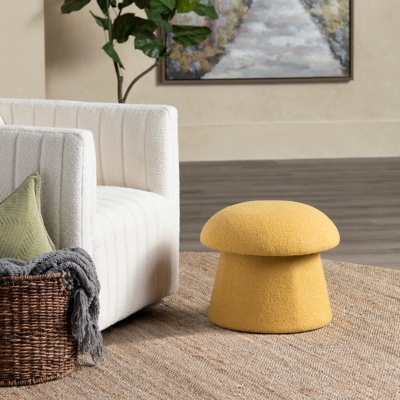Click here for Evolution Mushroom Ottoman with Storage  Yellow prices