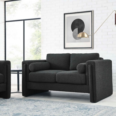 Click here for Modway Visible Solid Loveseat  Black prices