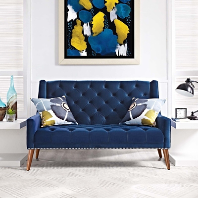 Click here for Modway Peruse Loveseat  Navy prices
