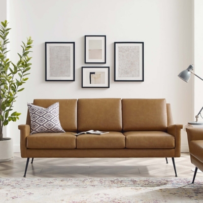 Modway Chesapeake Leather Sofa | Ashley
