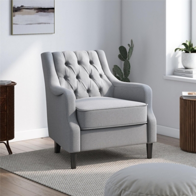 Click here for DHP Lannon Accent Chair  Light Gray prices