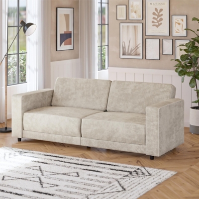 Click here for RealRooms Allie Convertible Futon  Ivory prices