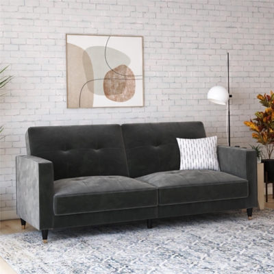 Click here for Atwater Living Royal Futon  Dark Gray prices