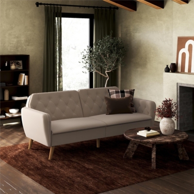 Click here for Novogratz Tallulah Futon  Tan prices