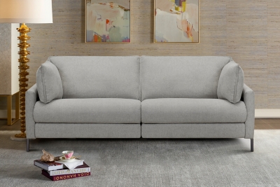 Click here for Armen Living Juliett Power Reclining Sofa  Gray Pe... prices