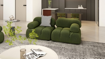Click here for Jennifer Taylor Home Marcel Loveseat  Olive Green prices