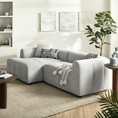 Click here for Modway Liana 2-Piece Sectional with Chaise  Pewter prices