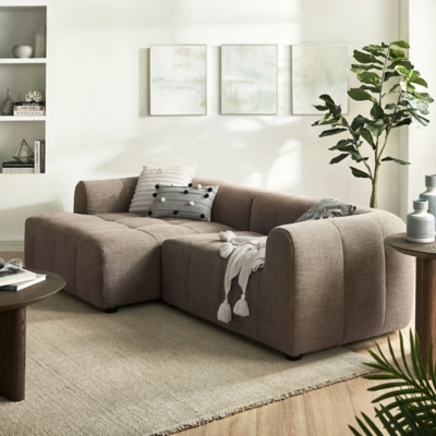 Click here for Modway Liana 2-Piece Sectional with Chaise  Mocha prices