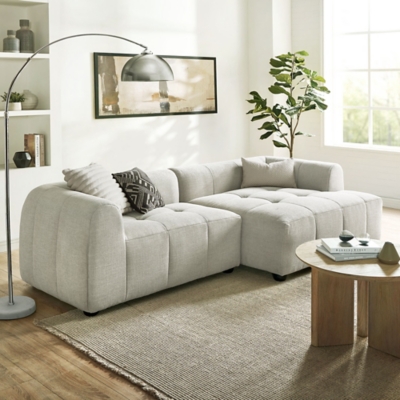 Click here for Modway Liana 2-Piece Sectional with Chaise  Linen prices