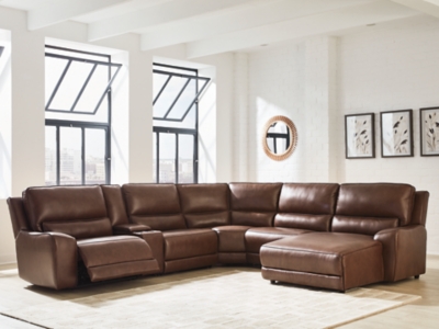Click here for Silverbrooke 6-Piece Leather Dual Power Reclining... prices