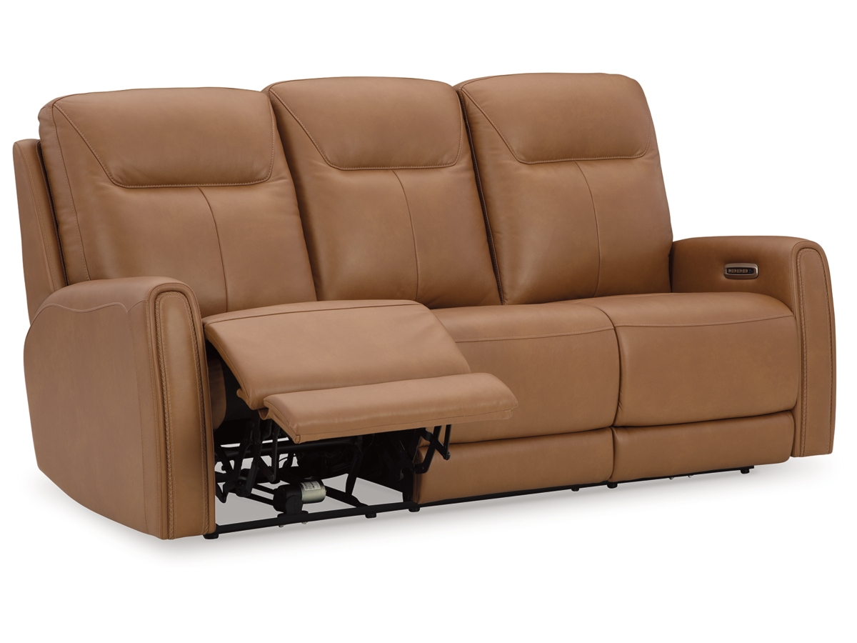 Ashley Furniture Power Leather Reclining Sofa | Cabinets Matttroy
