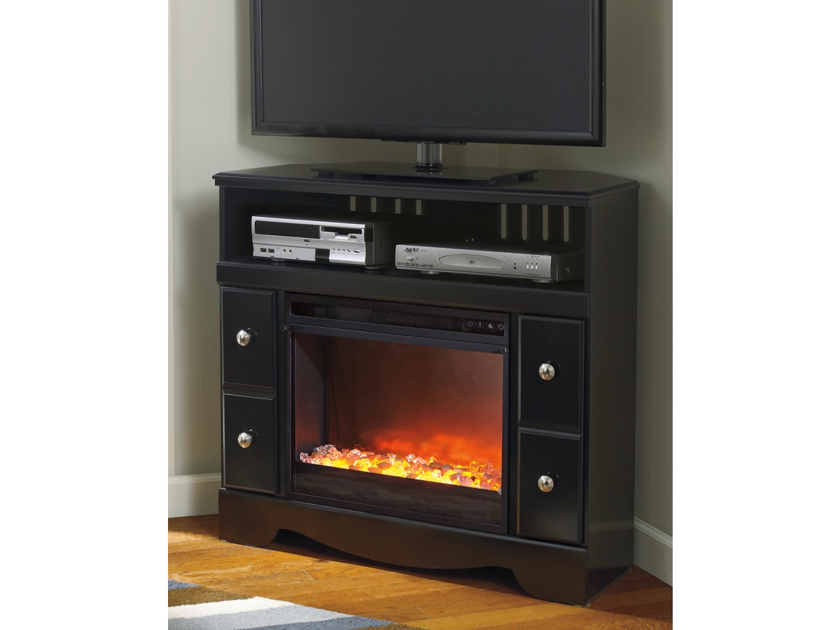 Shay 38 TV Stand with Electric Fireplace Ashley