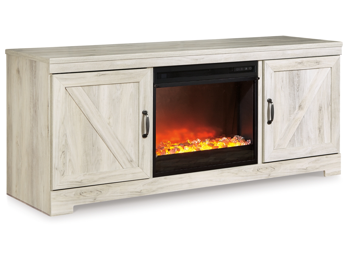 Bellaby 63 TV Stand with Electric Fireplace for Mid Size Rooms