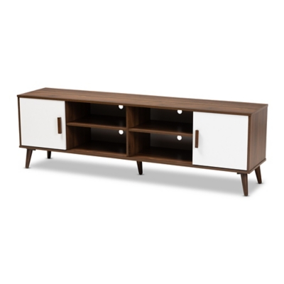 Quinn Two-Toned Wood 70'' TV Stand | Ashley Furniture HomeStore