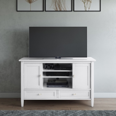 Click here for Warm Shaker 47 TV Stand  White prices