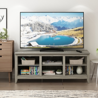 Click here for Jensen 60 TV Stand with Shelves  French Oak Gray prices