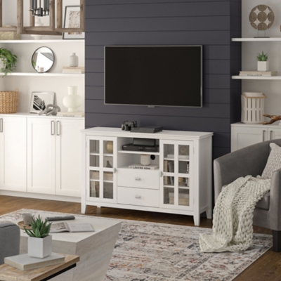Click here for Simpli Home Artisan 53 TV Media Stand  White prices
