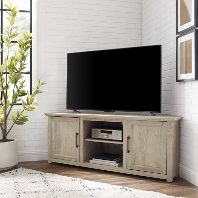 Click here for Crosley Furniture Camden Corner 58 TV Stand  Frost... prices