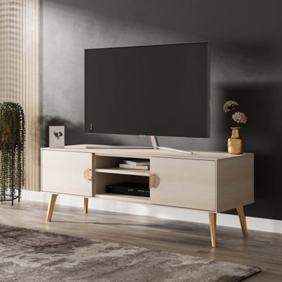 Click here for Manhattan Comfort Haley 55.10 TV Stand  White prices