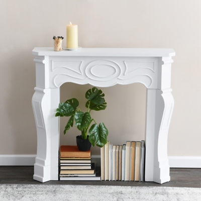 Click here for Storied Home Victorian 8 Fireplace Mantel  White prices