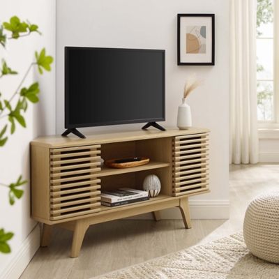 Click here for Modway Render 46 Corner TV Stand  Oak prices
