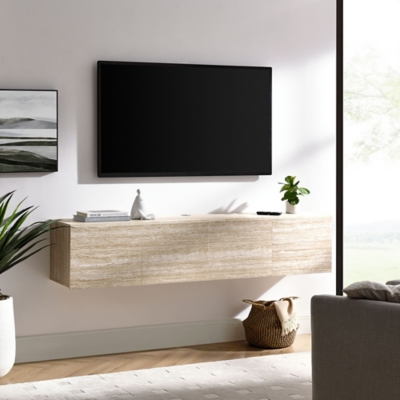 Click here for Modway Terra 71 Floating TV Stand  Travertine prices
