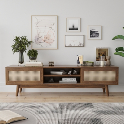 Click here for Dovelina Livoura 65 TV Stand  Walnut prices