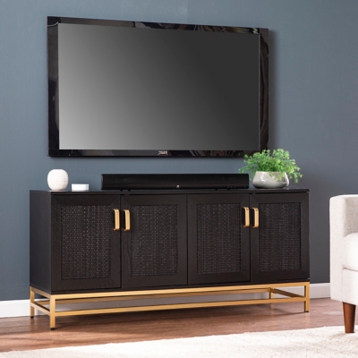 Click here for SEI Rolliston 55 TV Stand  Black/Gold prices
