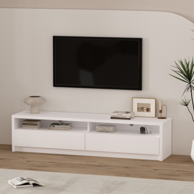 Click here for Manhattan Comfort Duncan 70 TV Stand  White prices