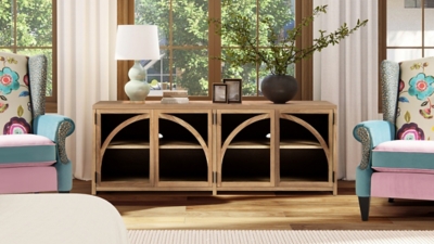 Click here for Jennifer Taylor Home Oliver 65 TV Stand  Natural B... prices