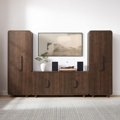 Click here for Crosley Millie 3-Piece Modular Entertainment Cente... prices