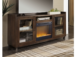 Todoe tv stand with fireplace store
